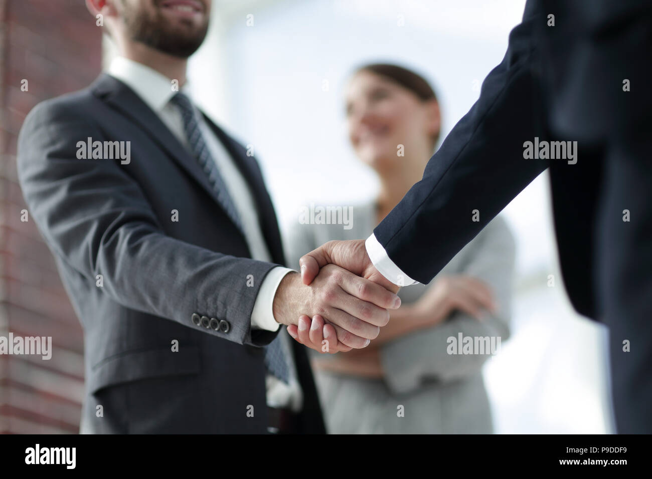 closeup of handshake of business partners Stock Photo - Alamy