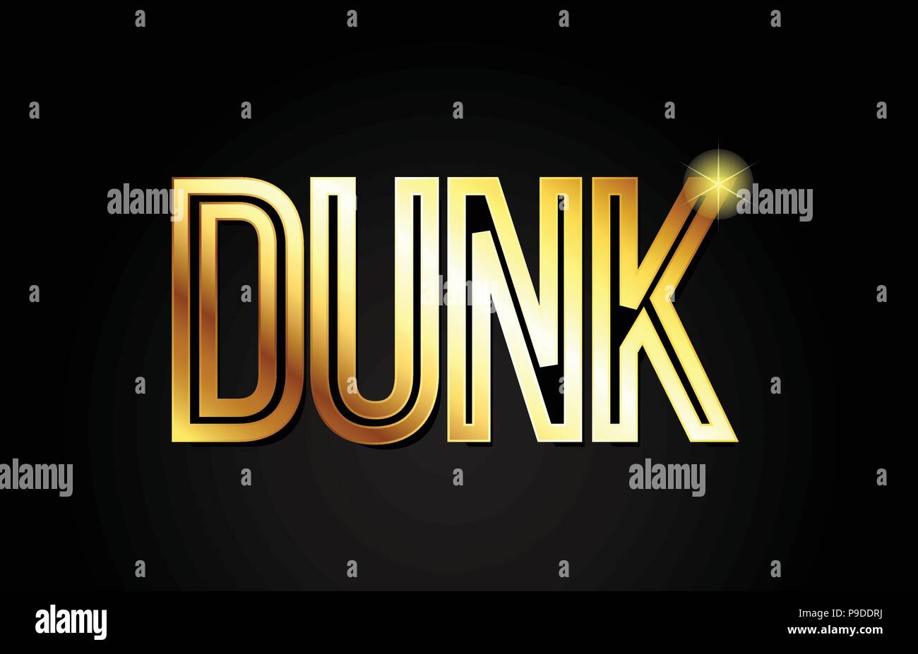 Gold dunk Stock Vector Images - Alamy