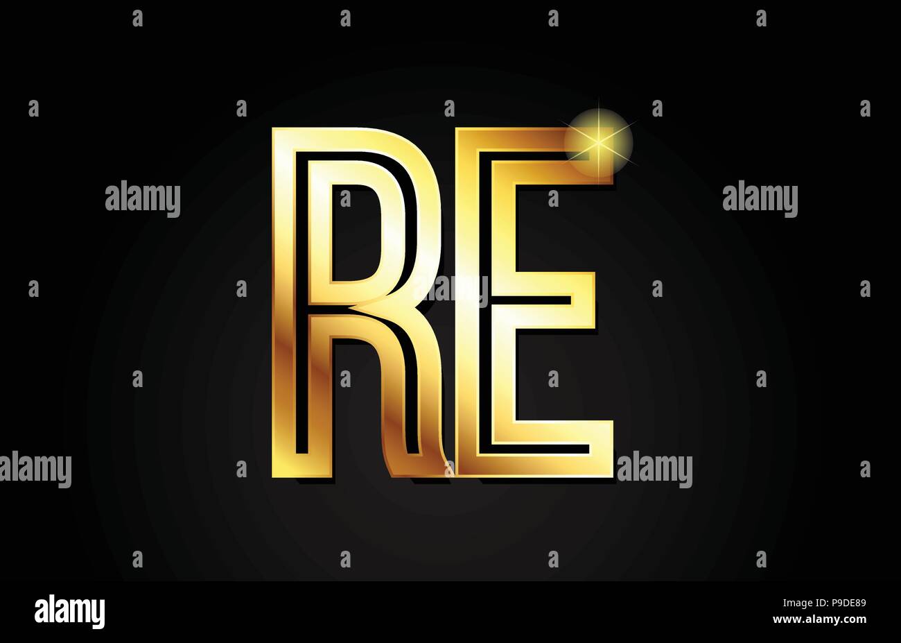R e logo Stock Vector Images - Alamy