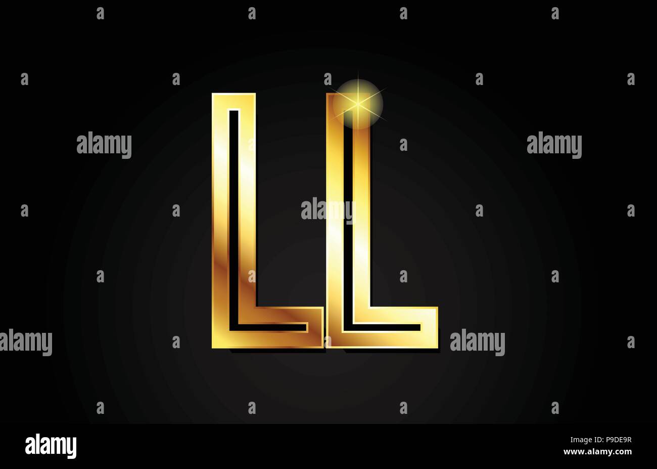 Letter ll logo Stock Vector Images - Alamy