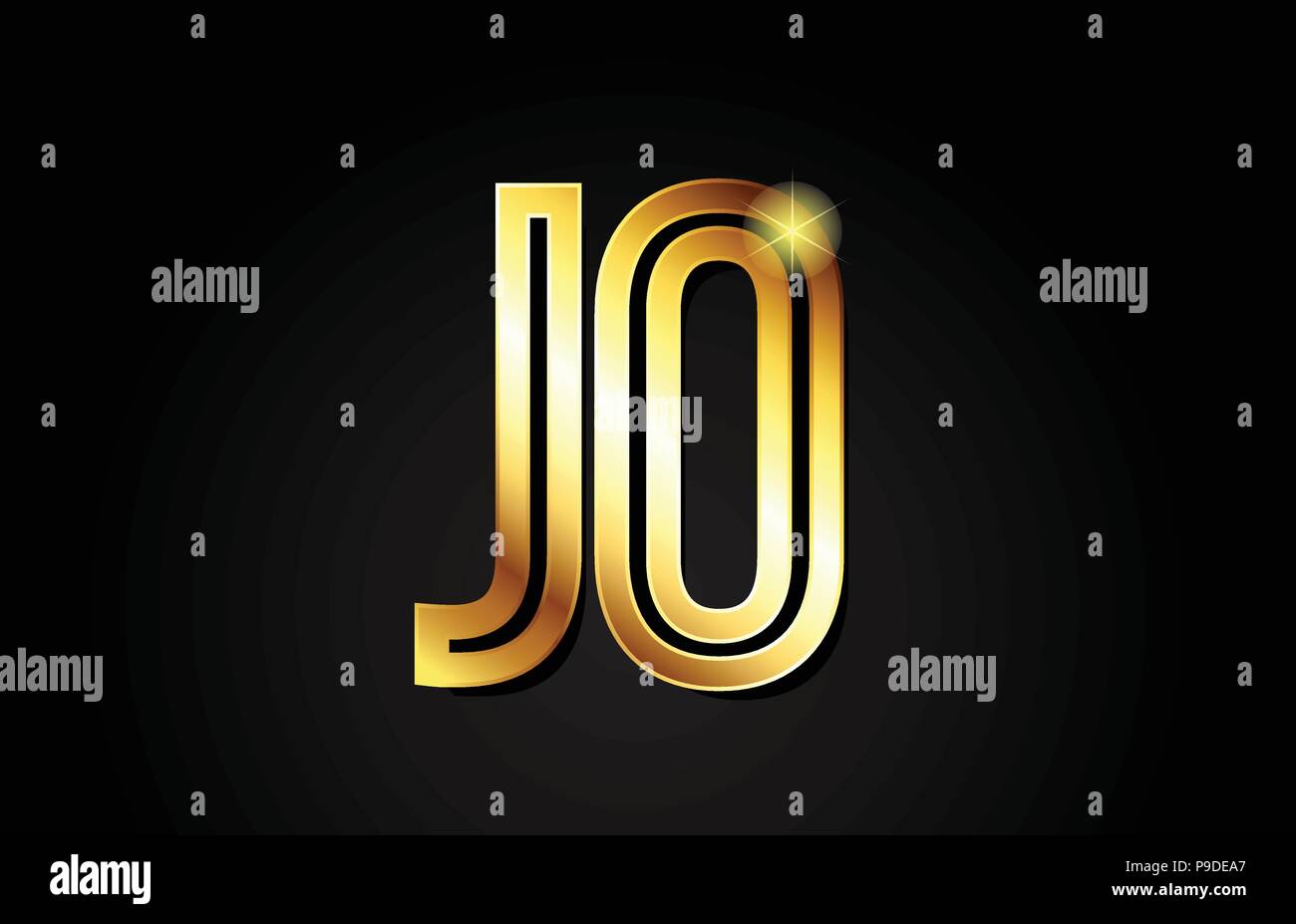 Jo letter Stock Vector Images - Alamy