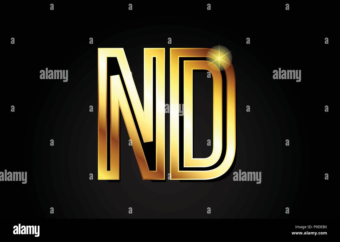 N and d logo hi-res stock photography and images - Alamy
