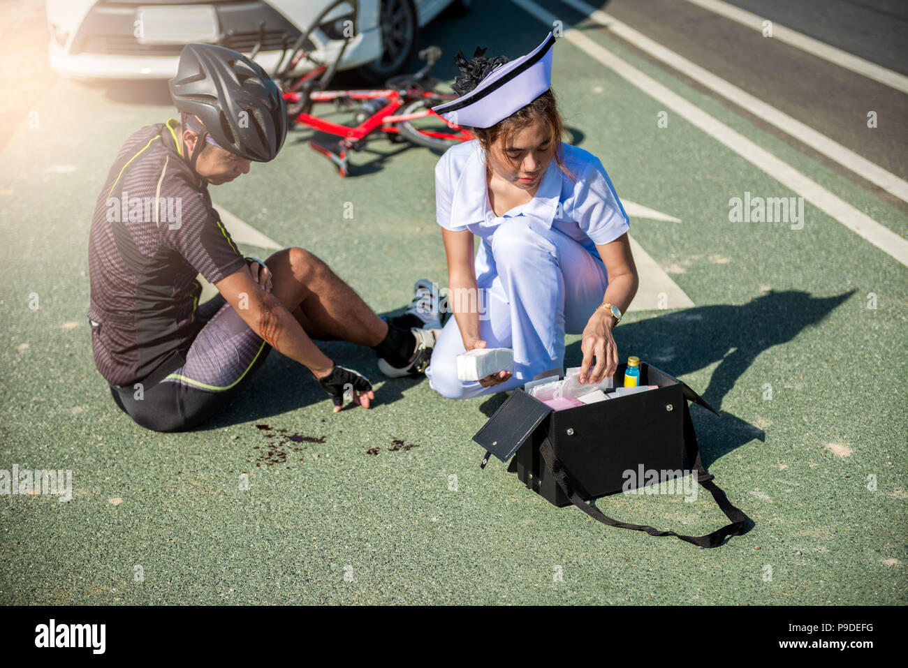 First aid bike hi-res stock photography and images - Alamy