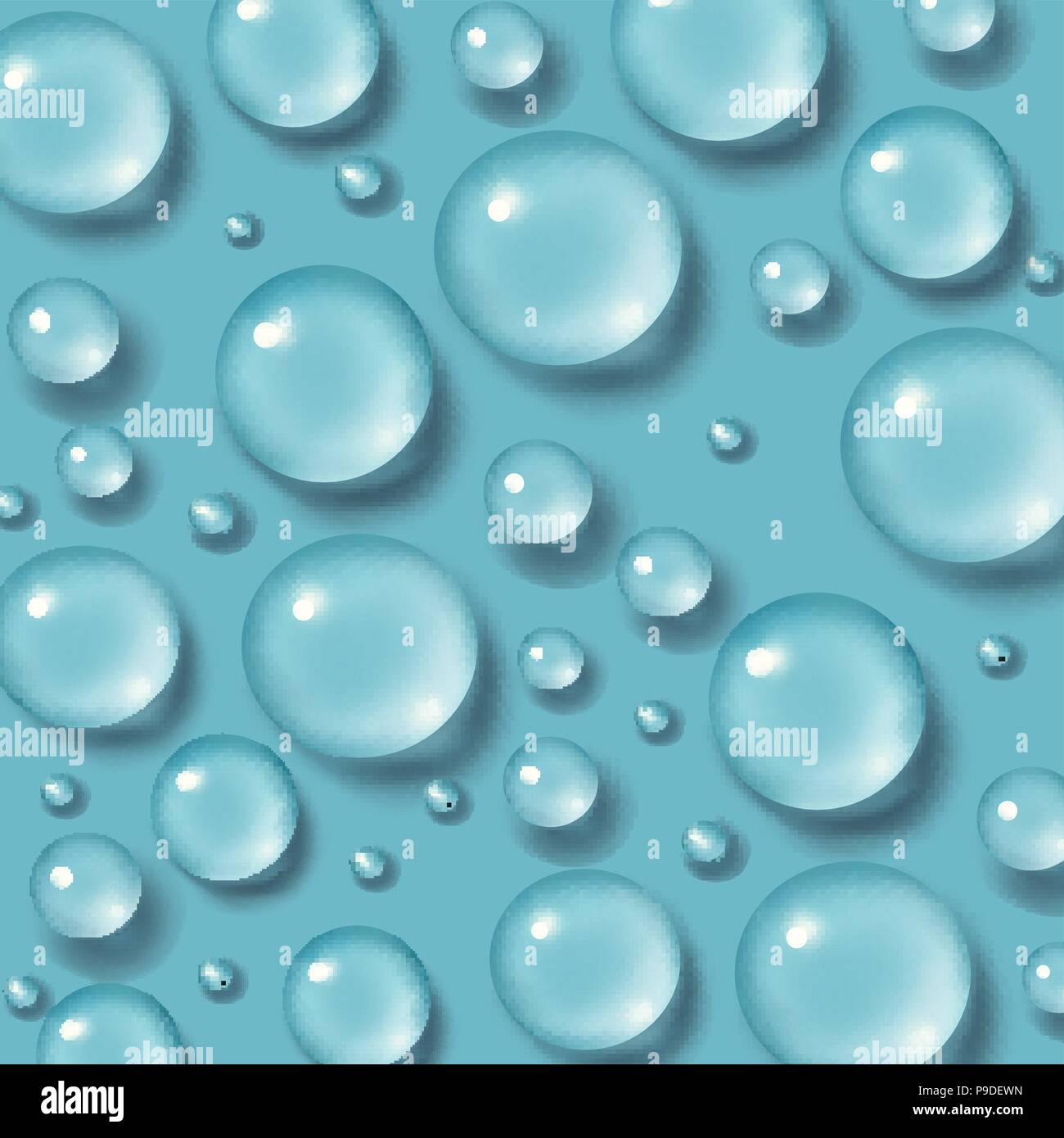 Drops of water vector illustration Stock Vector Image & Art - Alamy
