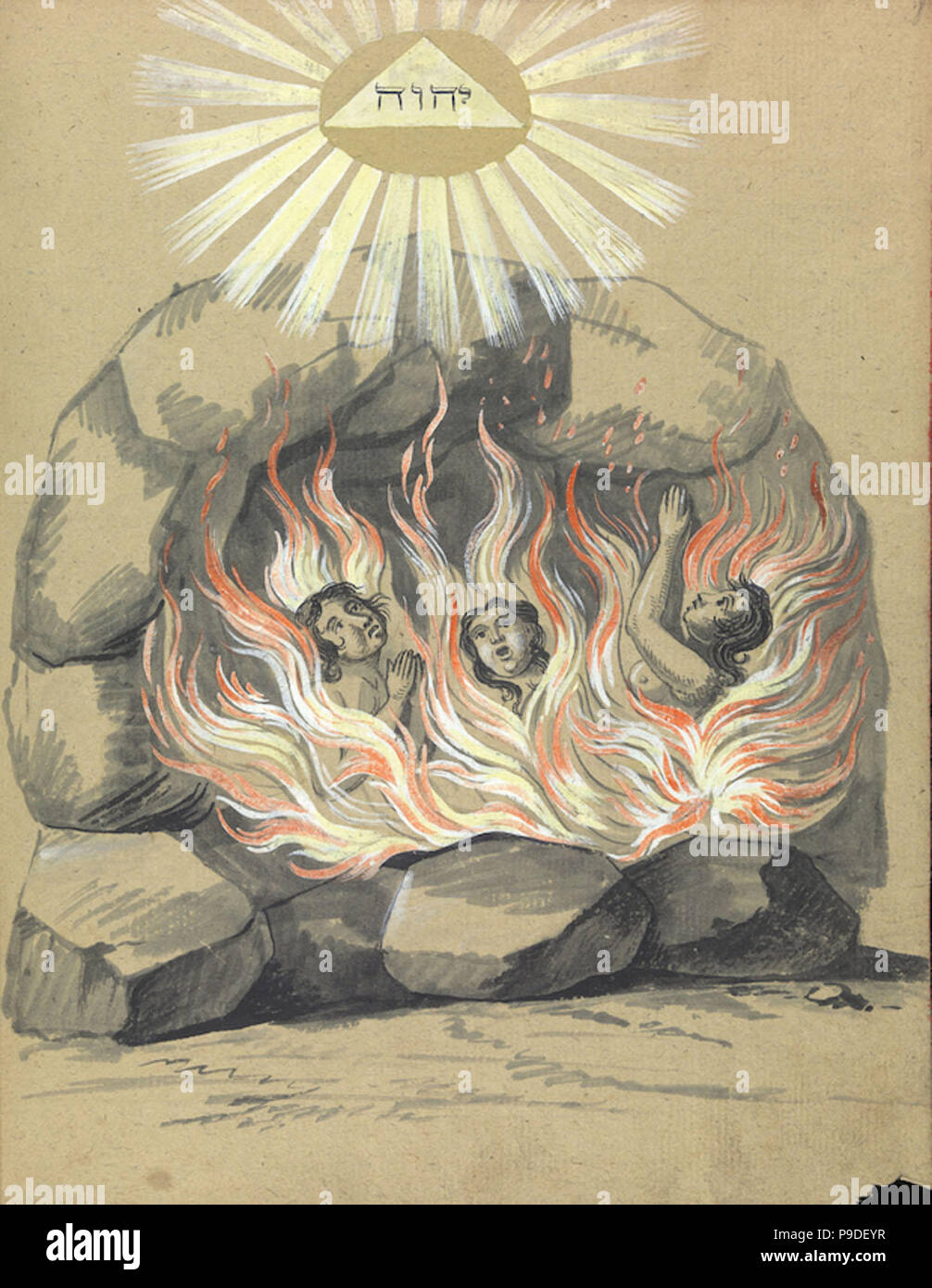 Demon Possession Illustration High Resolution Stock Photography and ...