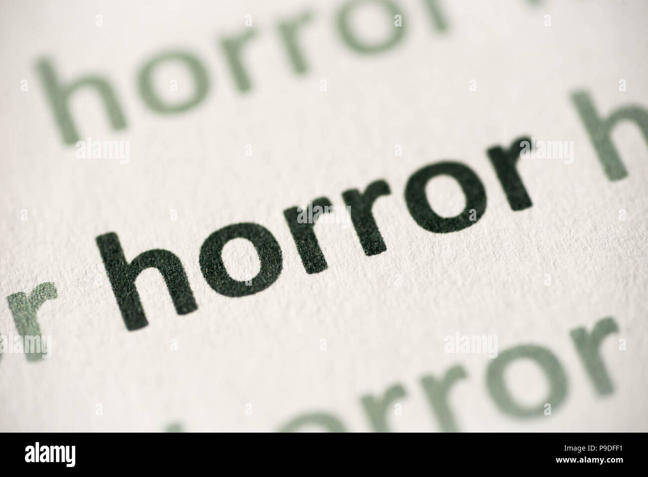 Horror type hi-res stock photography and images - Alamy