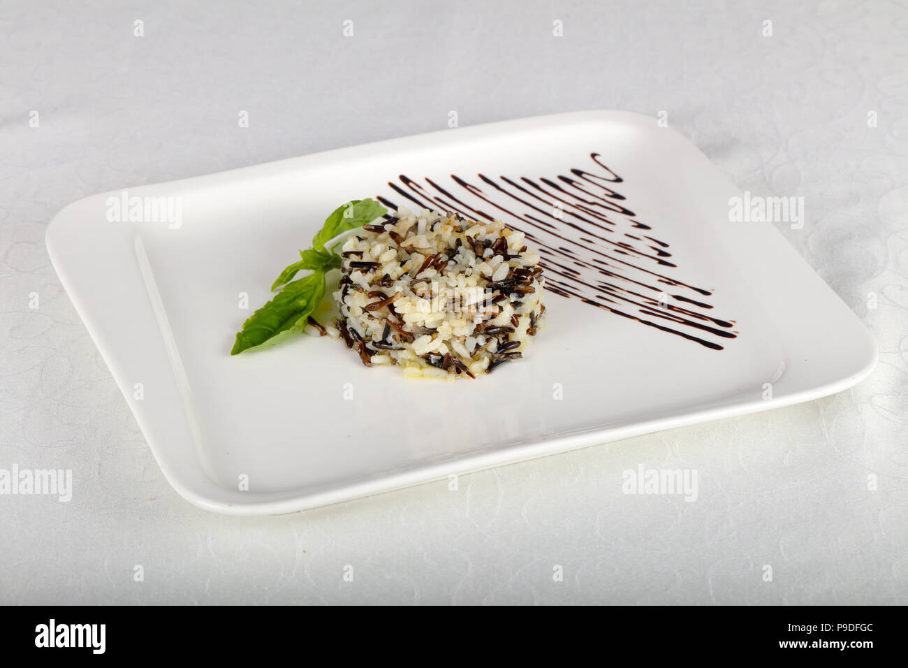 Steamed wild rice mix Stock Photo - Alamy