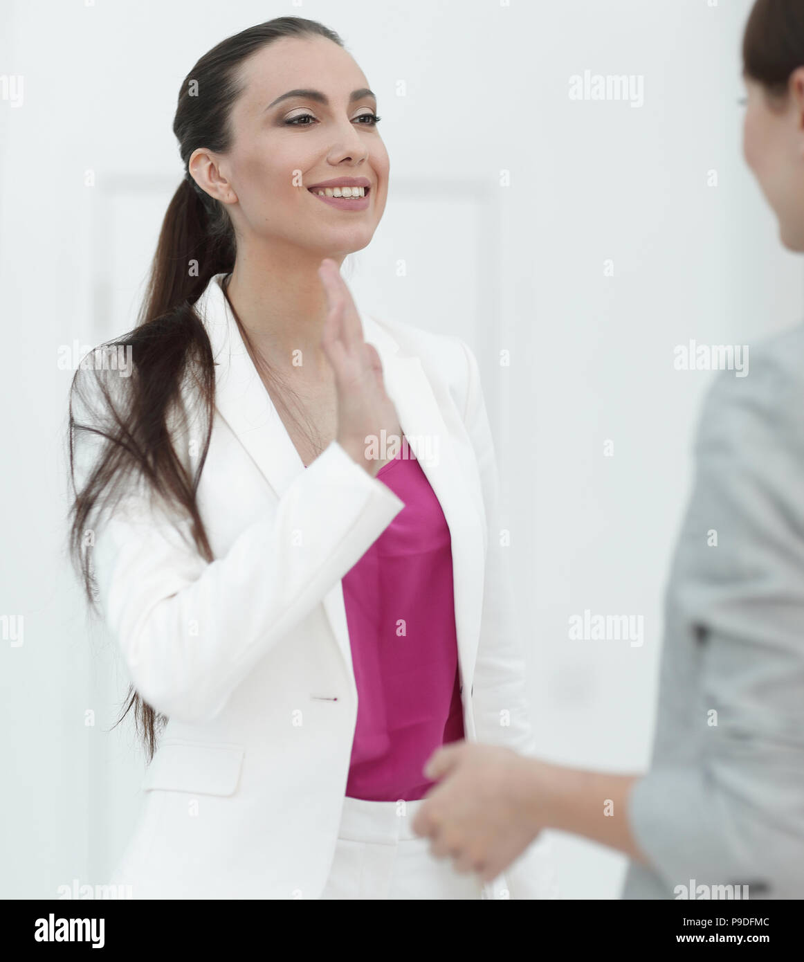 portrait of a successful female Manager Stock Photo - Alamy