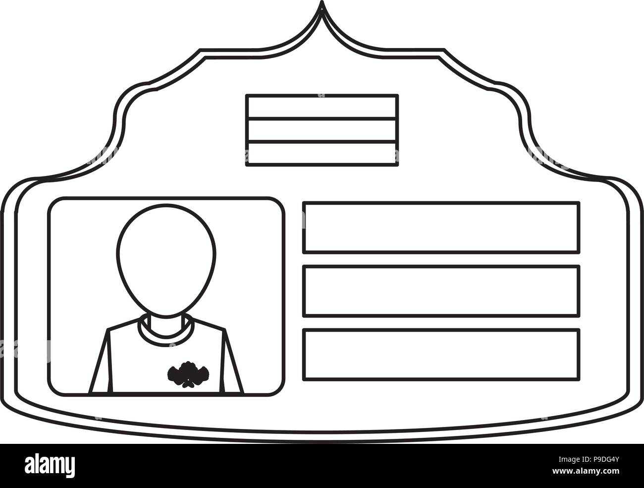 Player information soccer board icon over white background, vector ...