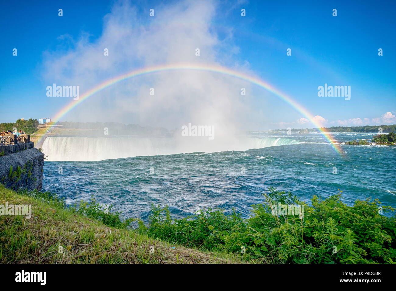 Famous waterfall, Niagara falls in Canada, Ontario Stock Photo - Alamy