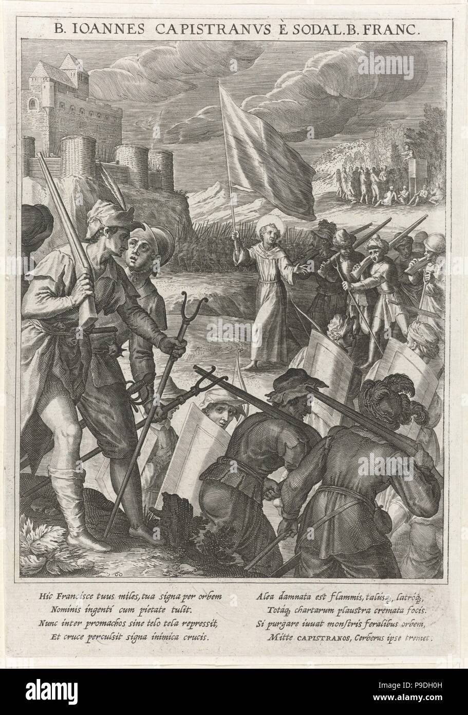 Saint John of Capistrano leads the Christian forces in the siege of ...
