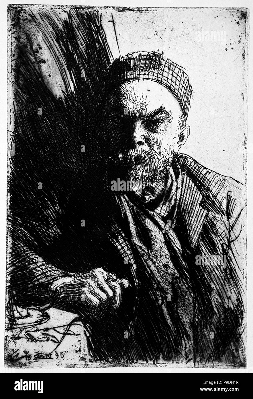 Portrait of the Poet Paul Verlaine (1844-1896). Museum: PRIVATE ...
