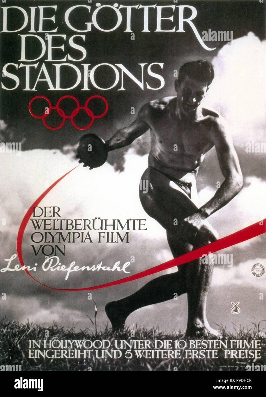 Leni riefenstahl olympia film poster hi-res stock photography and ...