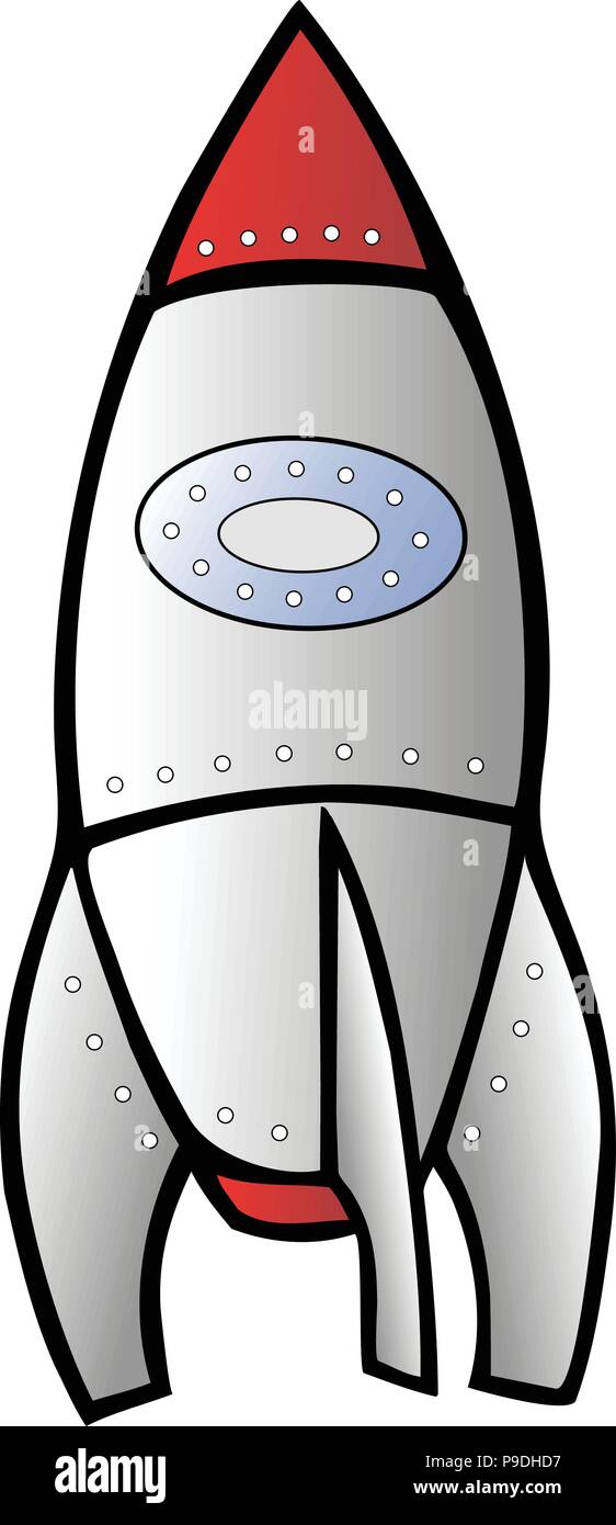 cartoon vector illustration rocket space Stock Vector Image & Art - Alamy