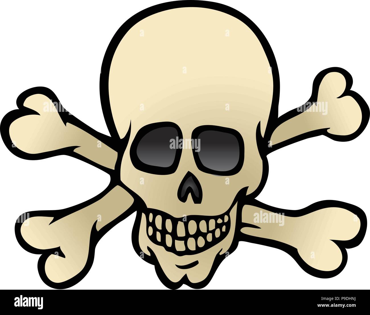 Cartoon Skull And Crossbones