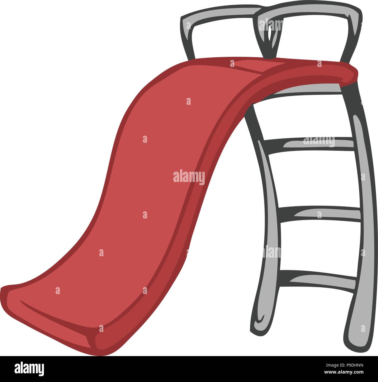cartoon vector illustration of a slide Stock Vector Image & Art - Alamy