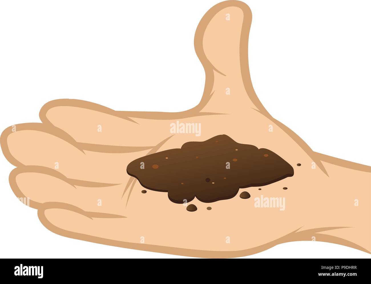 cartoon vector illustration of a soil sample cartoon vector ...
