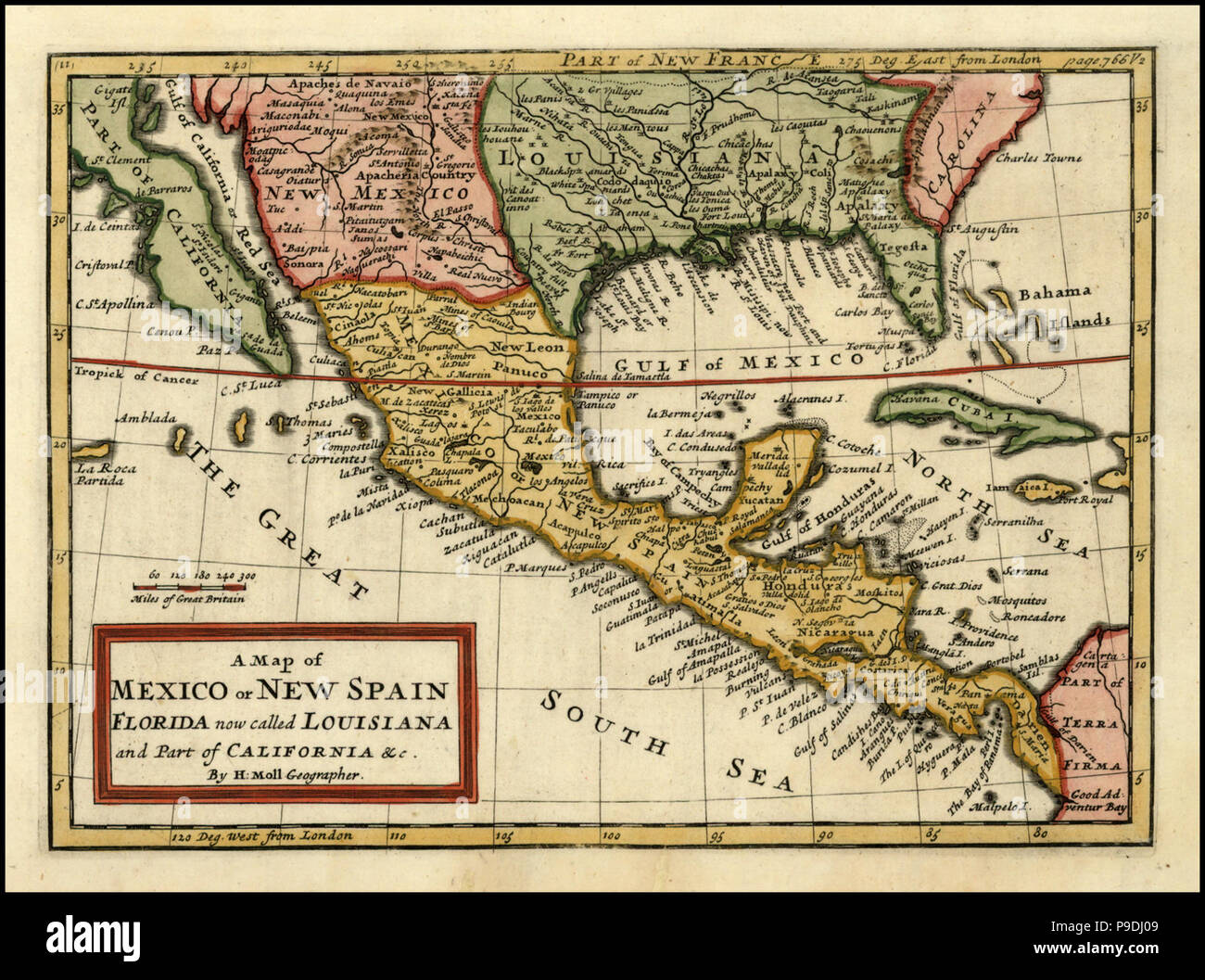 Mapa De La Ciudad De México, Florida