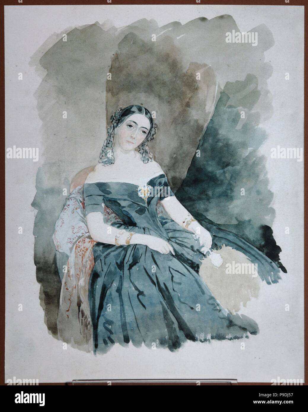 Portrait of Leonilla Ivanovna Baryatinskaya, Princess zu Sayn ...
