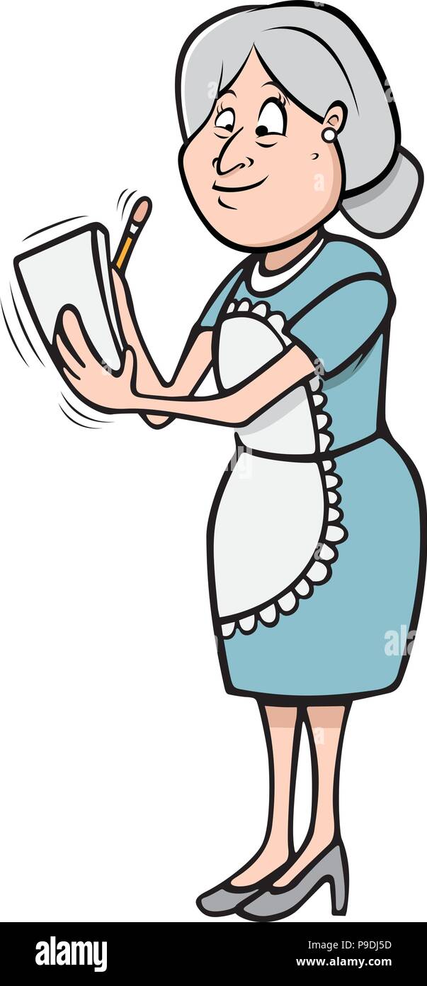 Waiter Animated Clipart