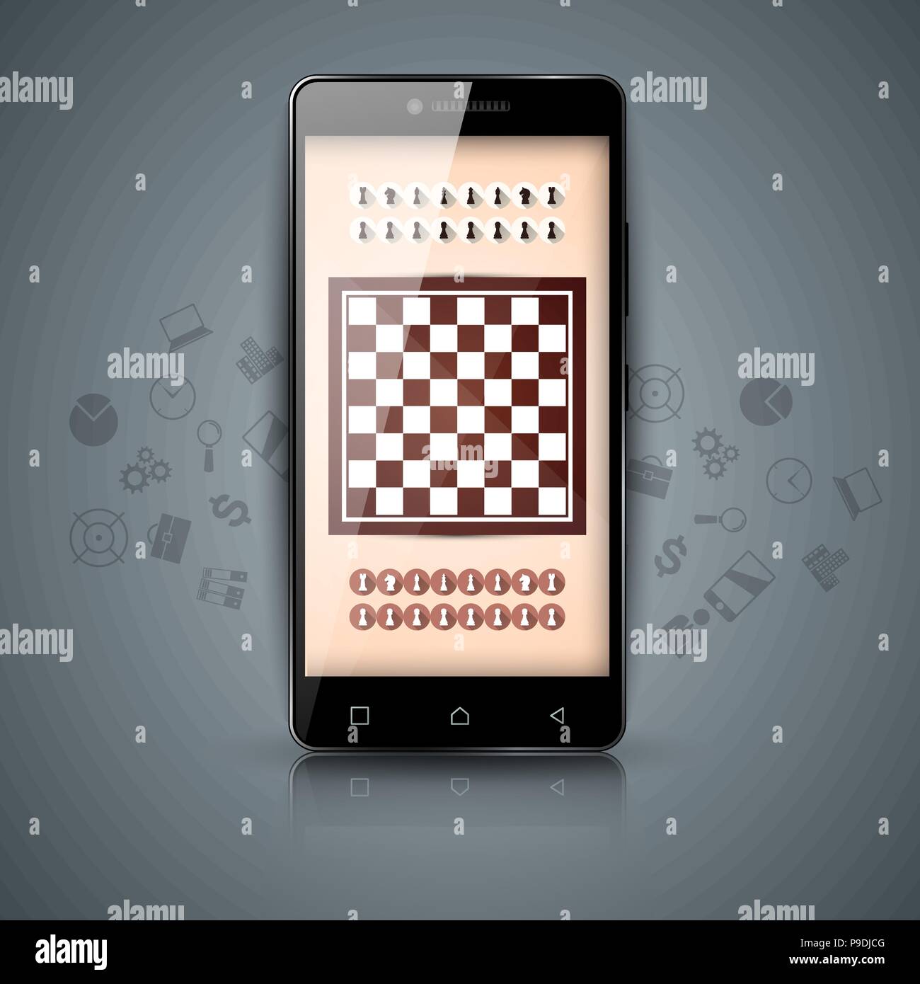 Mockup iphon Stock Vector Images - Alamy