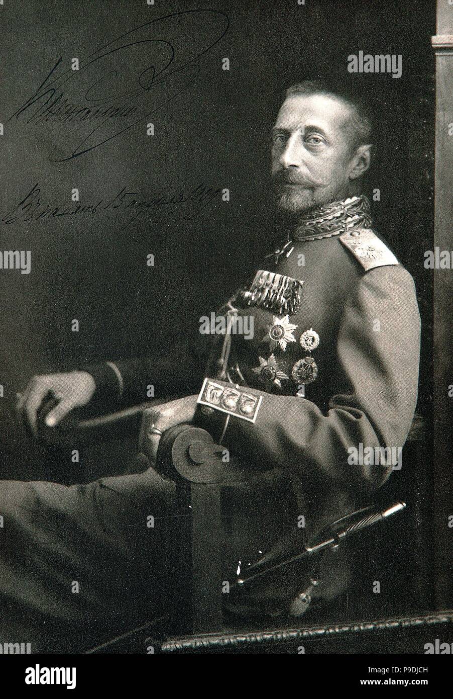 Portrait of Grand Duke Konstantin Konstantinovich of Russia (1858-1915 ...