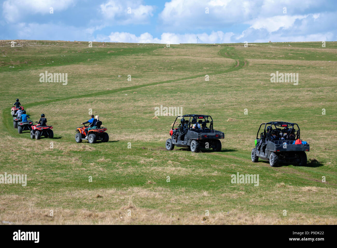 man riding atv vehicle on off road track ,people outdoor sport ...