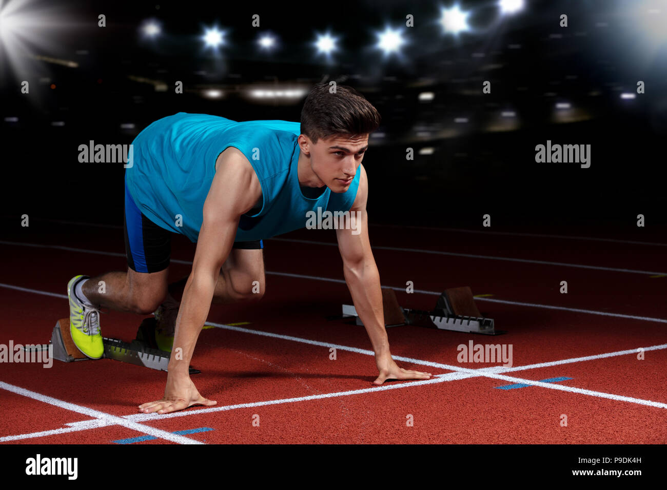 Marie Jose Perec Starting Blocks