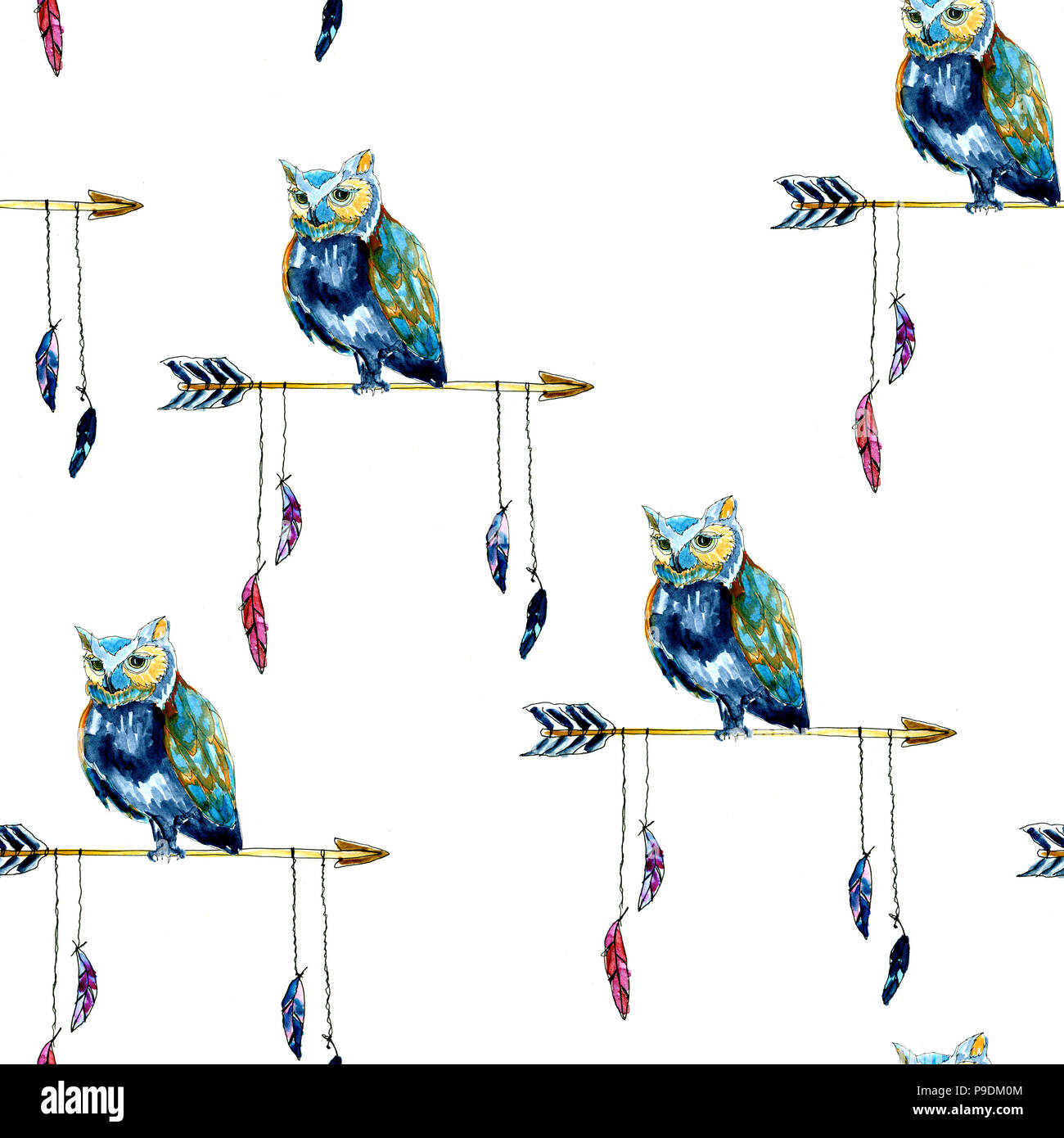 Arrow tribal design Cut Out Stock Images & Pictures - Alamy