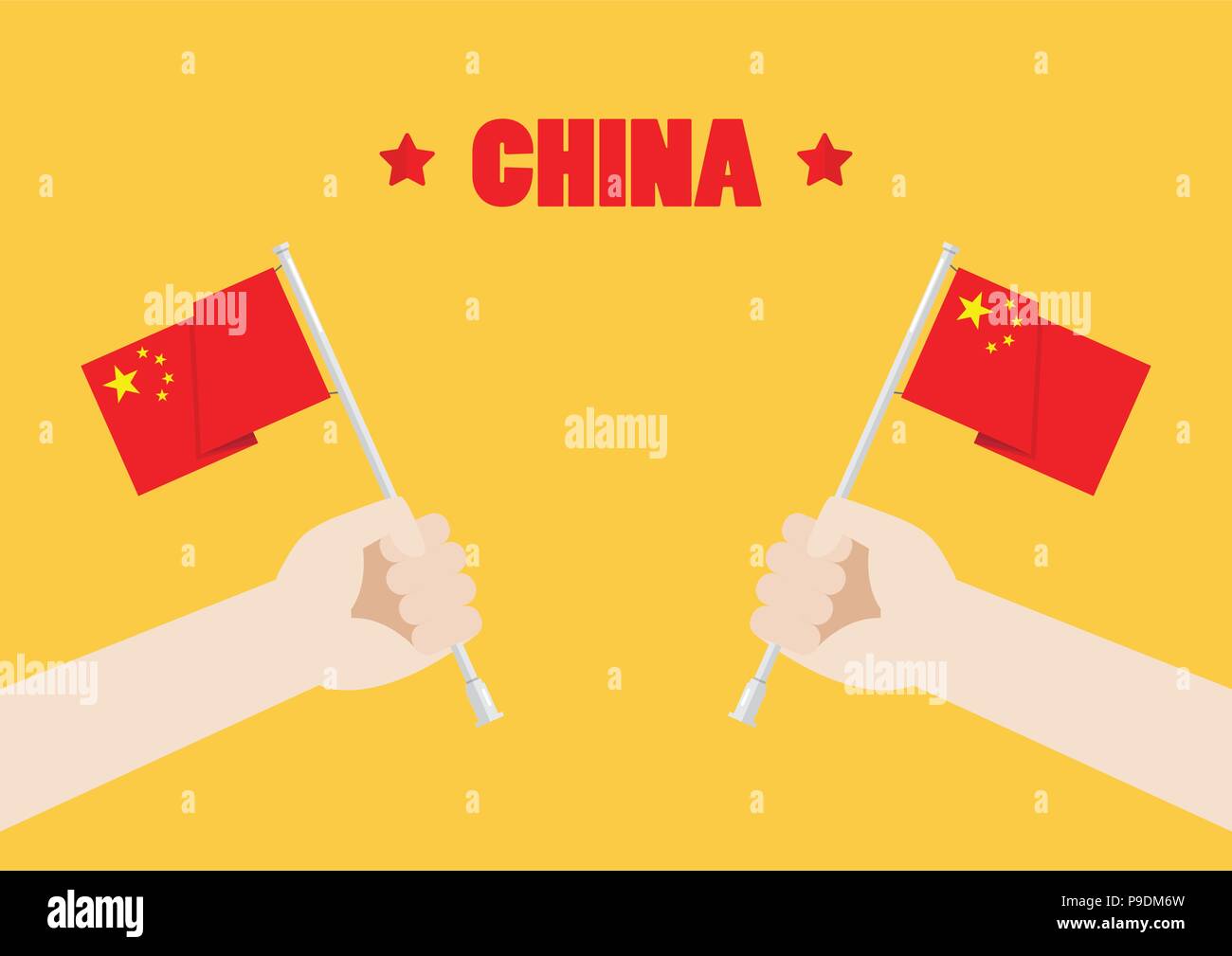 Prc flags Stock Vector Images - Alamy