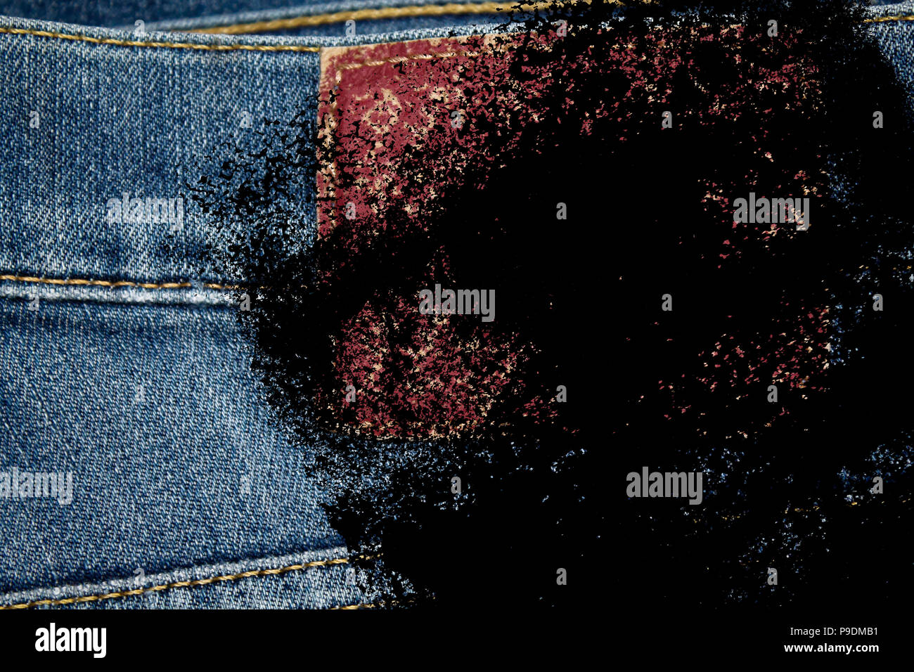 Grunge Perspective and closeup view to abstract space of empty light ...