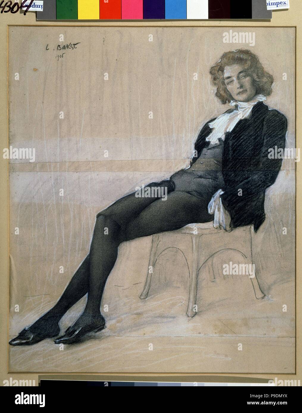 Portrait of the poet and author Zinaida Gippius (1869-1945). Museum ...