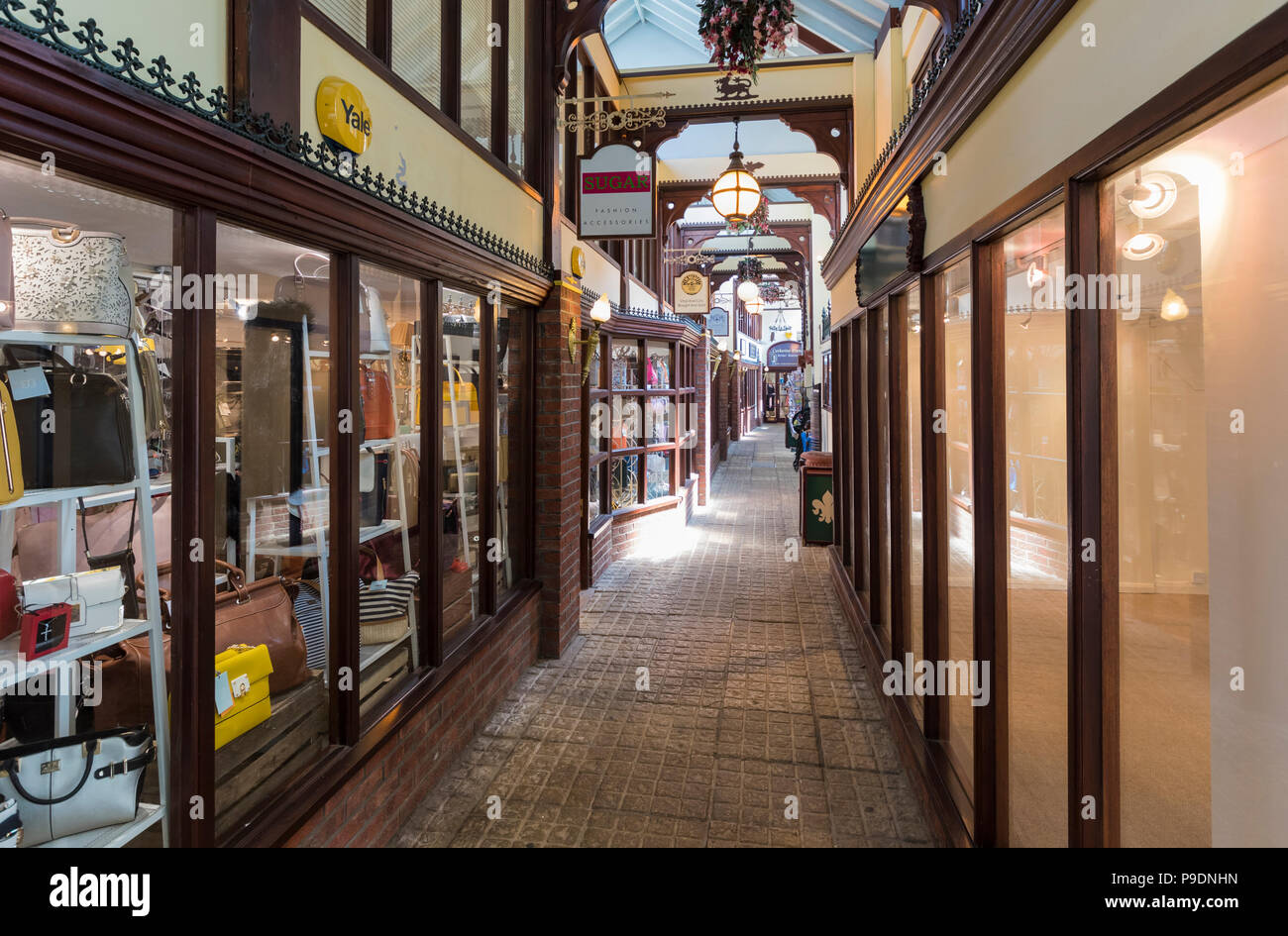 Interior of Arundel Shopping Arcade (AKA The Old Printing Works Arcade ...