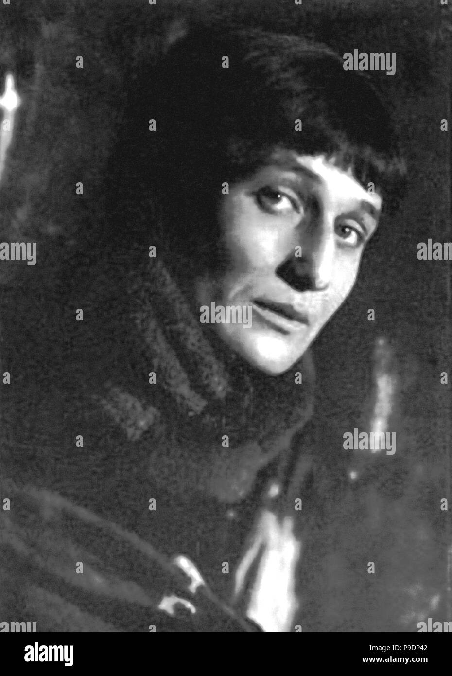 Portrait of the Poetess Anna Akhmatova (1889-1966). Museum: PRIVATE ...