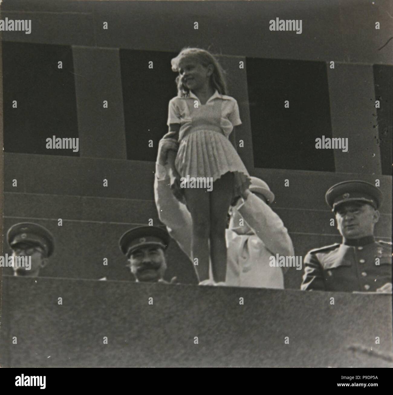 May Day on Lenin's Mausoleum Tribune. Museum: PRIVATE COLLECTION Stock ...