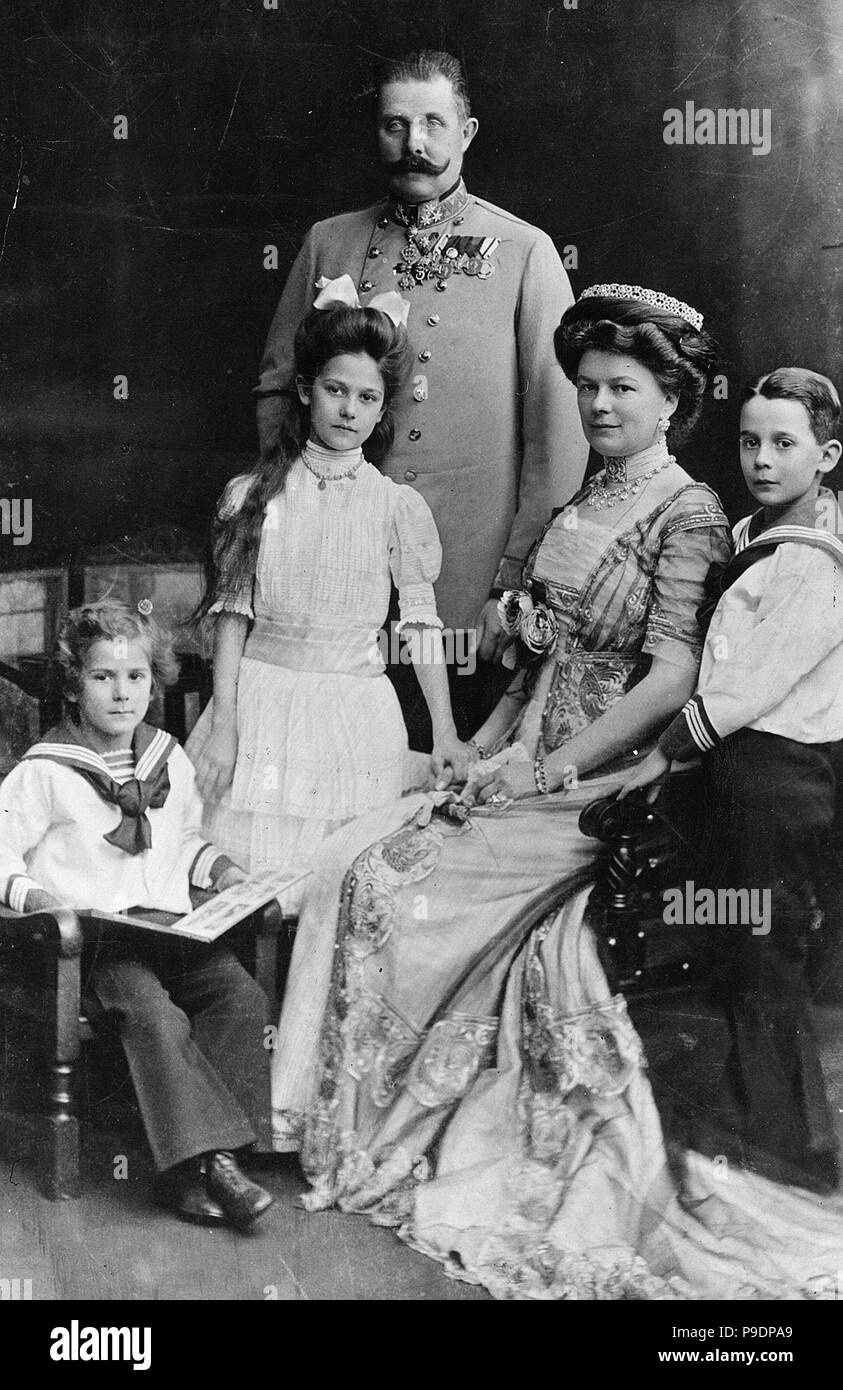 Archduke franz ferdinand austria family hi-res stock photography and ...