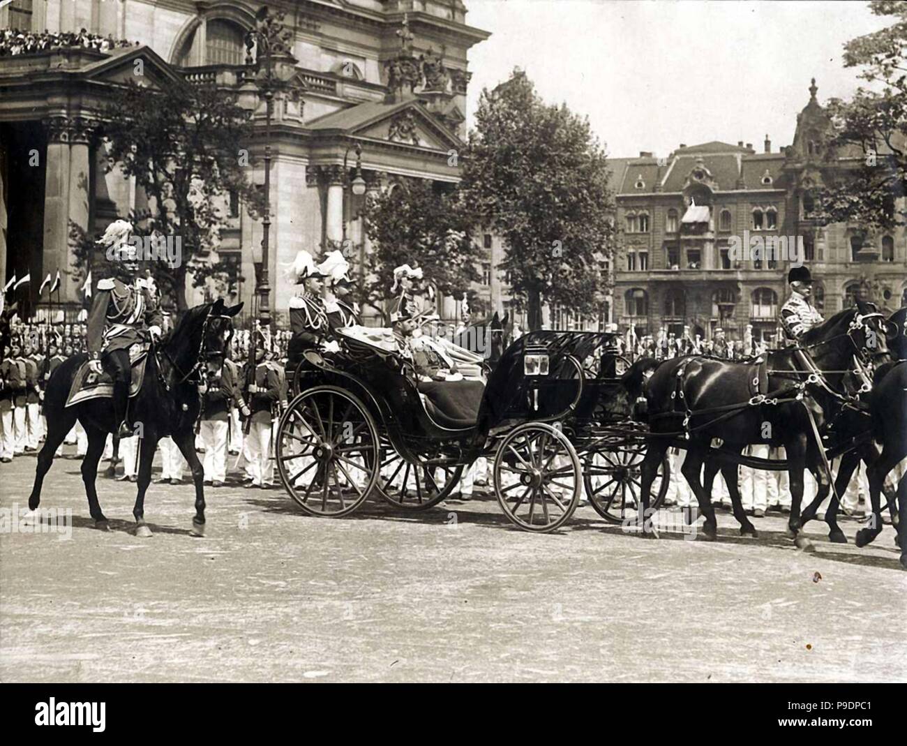 Tsar Nicholas II, Wilhelm II and Duke Of Cumberland in Berlin on May 24 ...