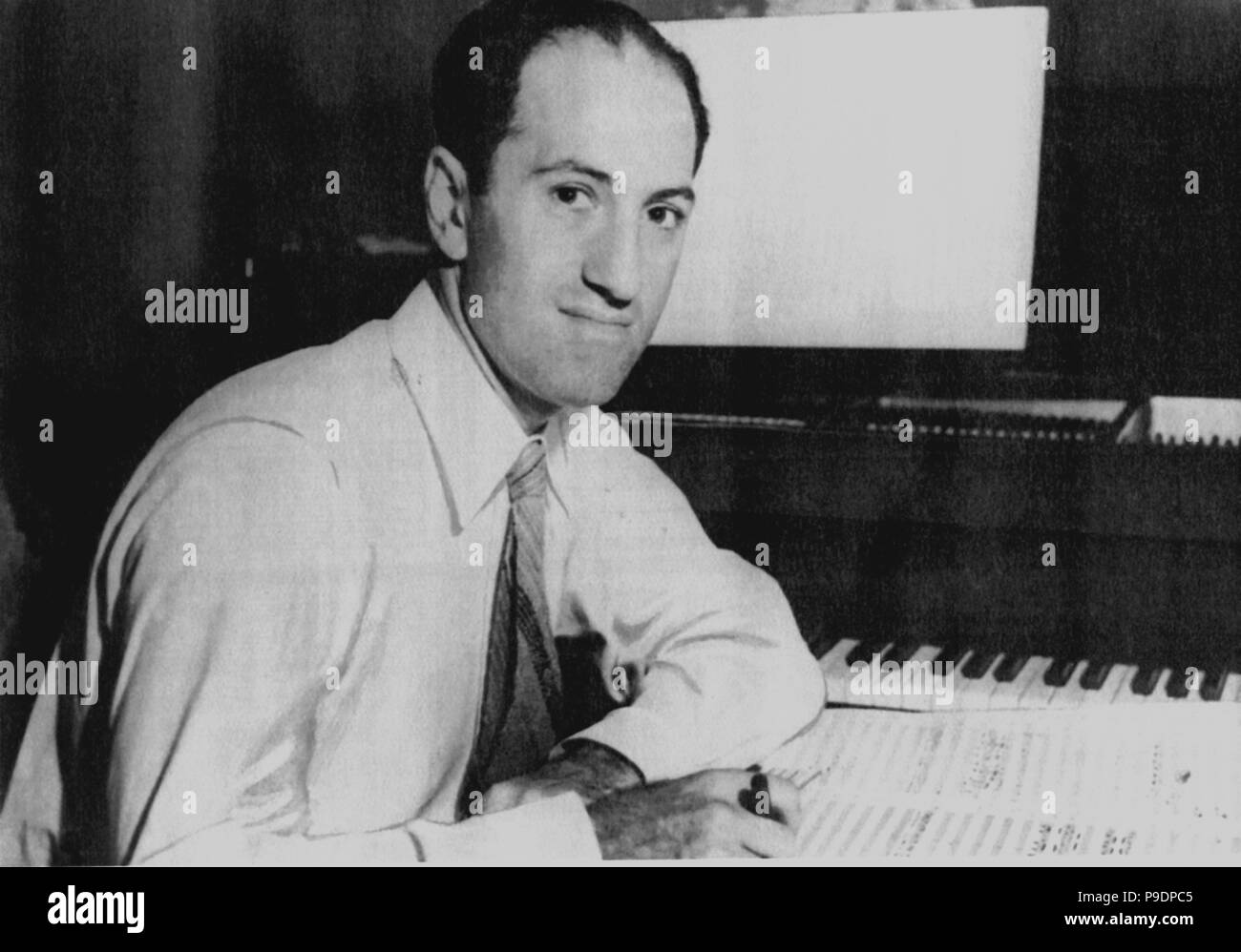 Portrait of the Composer George Gershwin (1898-1937). Museum: PRIVATE ...