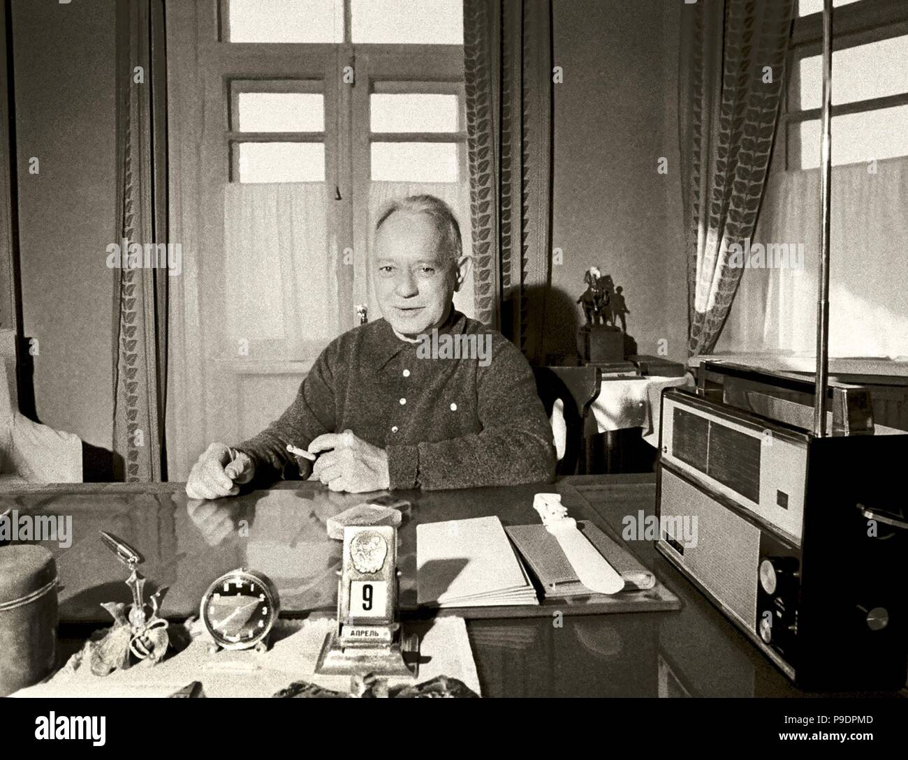 The writer Mikhail Sholokhov (1905-1984). Museum: Russian State Library ...