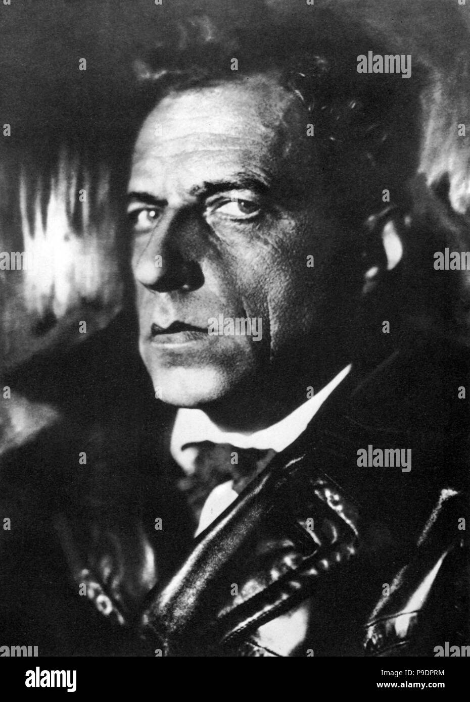 Portrait of the theatre director Vsevolod Meyerhold (1874-1940). Museum: Russian State Archive ...