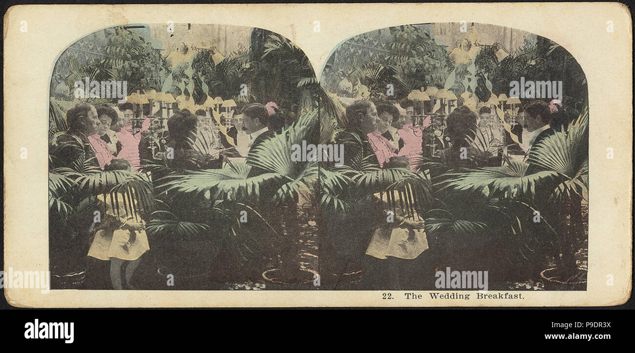 vintage wedding photo from a viewfinder slide Stock Photo - Alamy