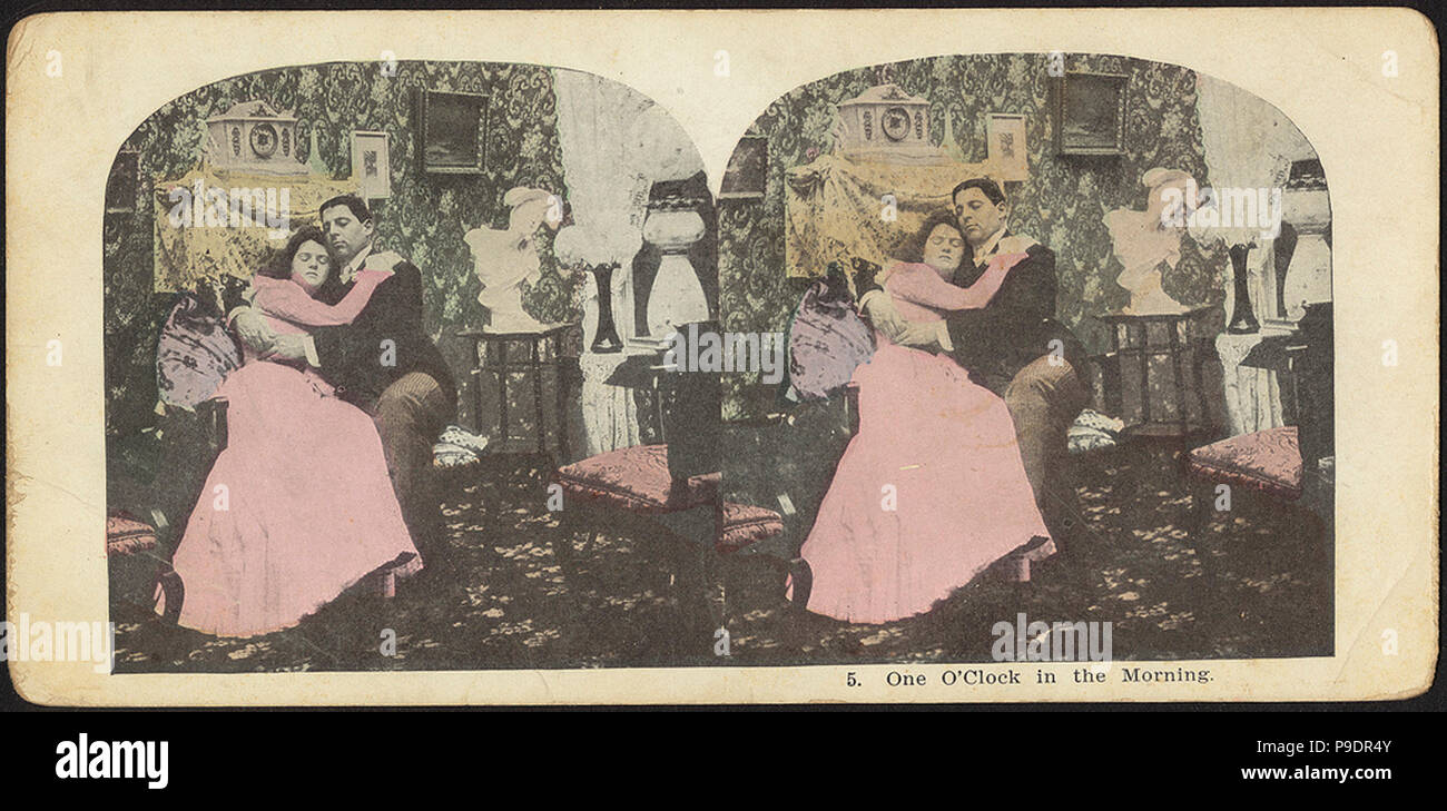 vintage wedding photo from a viewfinder slide Stock Photo - Alamy