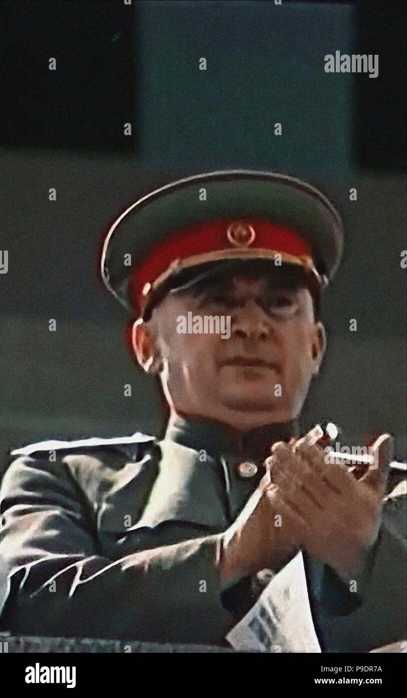 Lavrentiy Beria on Lenin's Mausoleum Tribune. Museum: State History ...