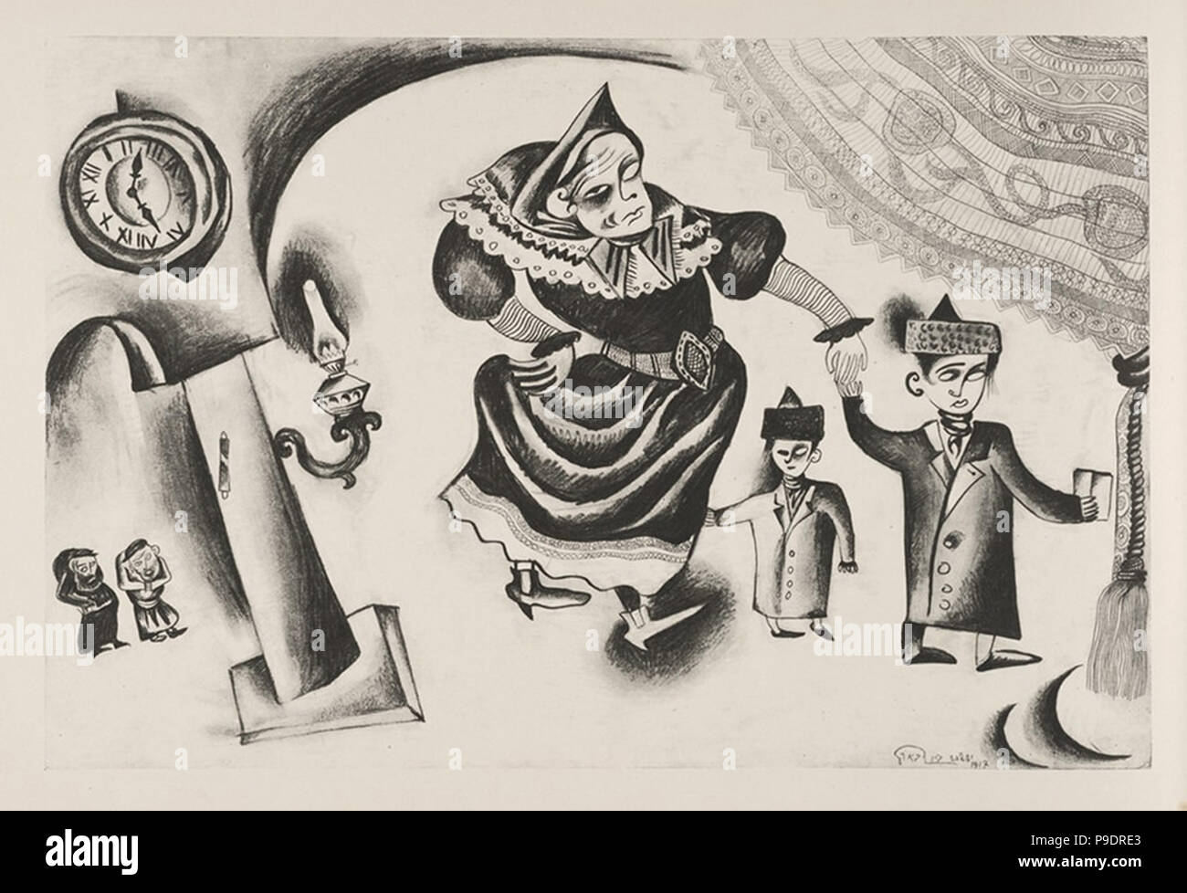 abstract russian drawing Stock Photo - Alamy