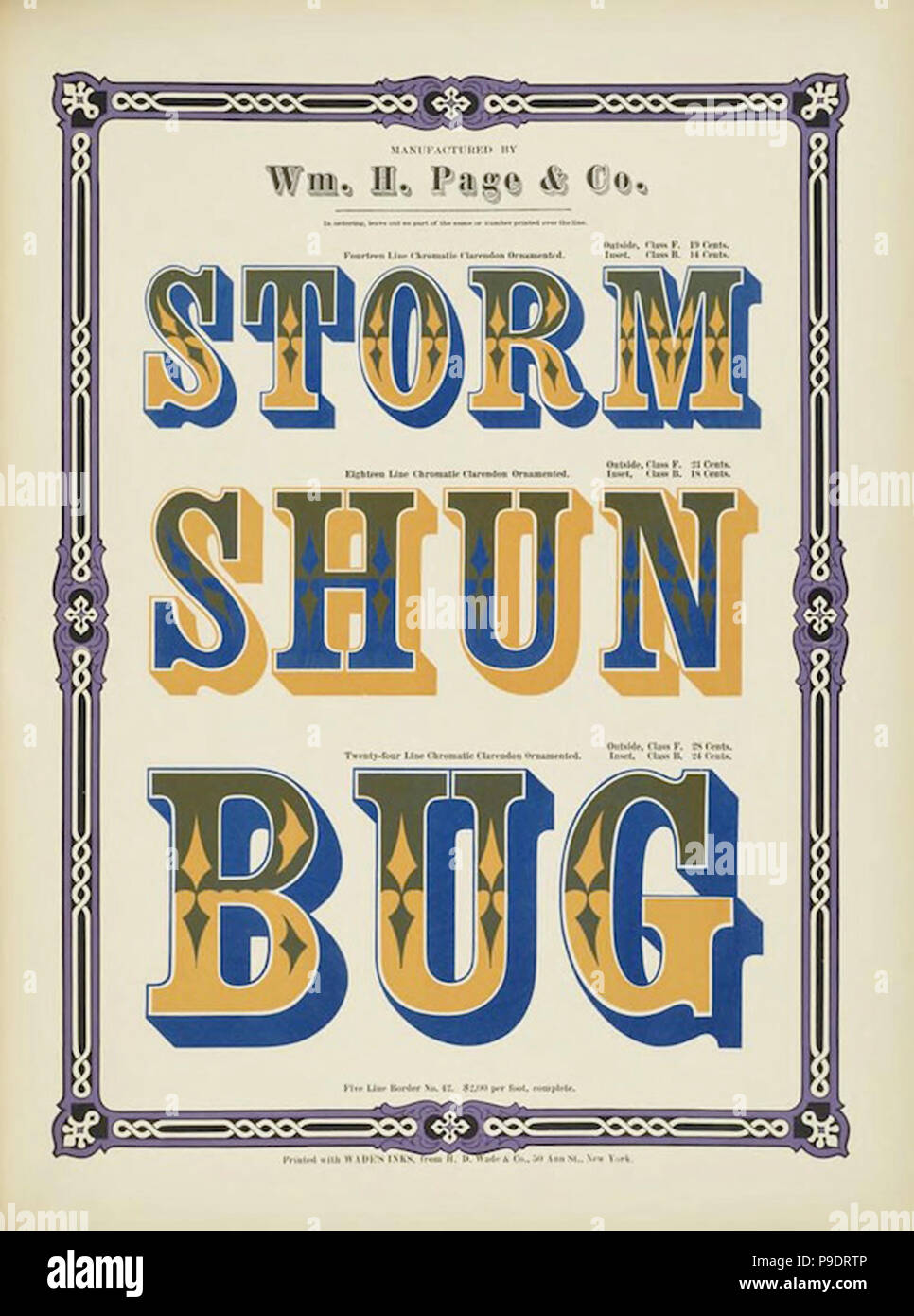 Vintage typography hi-res stock photography and images - Alamy