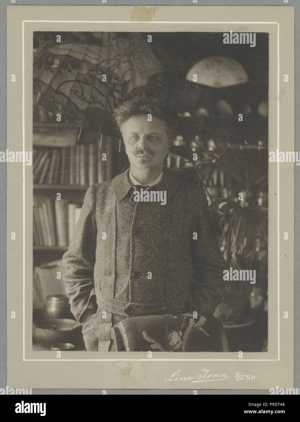 August Strindberg. Museum: Kungliga biblioteket, Stockholm Stock Photo ...