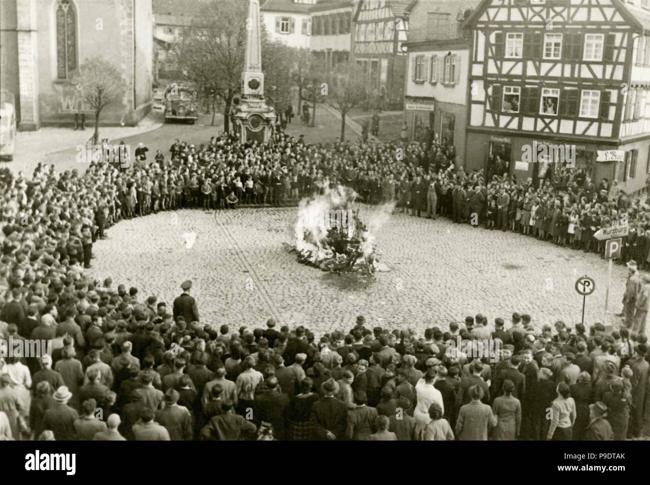 The furnishings and ritual objects from the synagogue in Mosbach on the ...