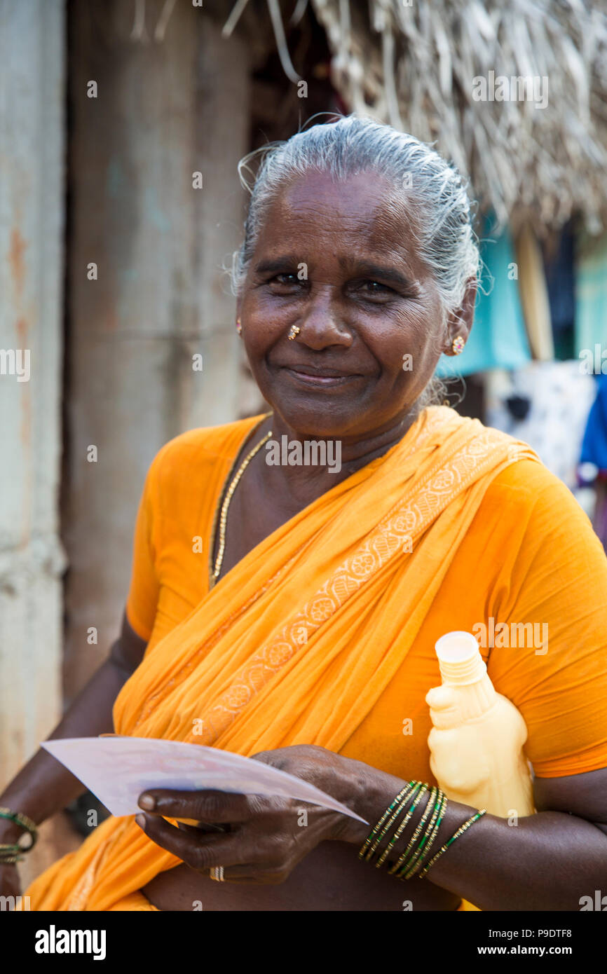 Beautiful tamil model woman face hi-res stock photography and images ...