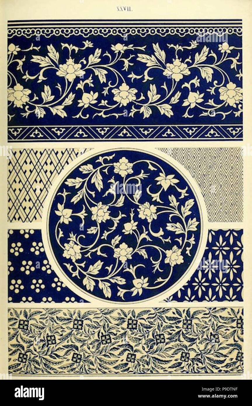 vintage chinese pattern Stock Photo - Alamy