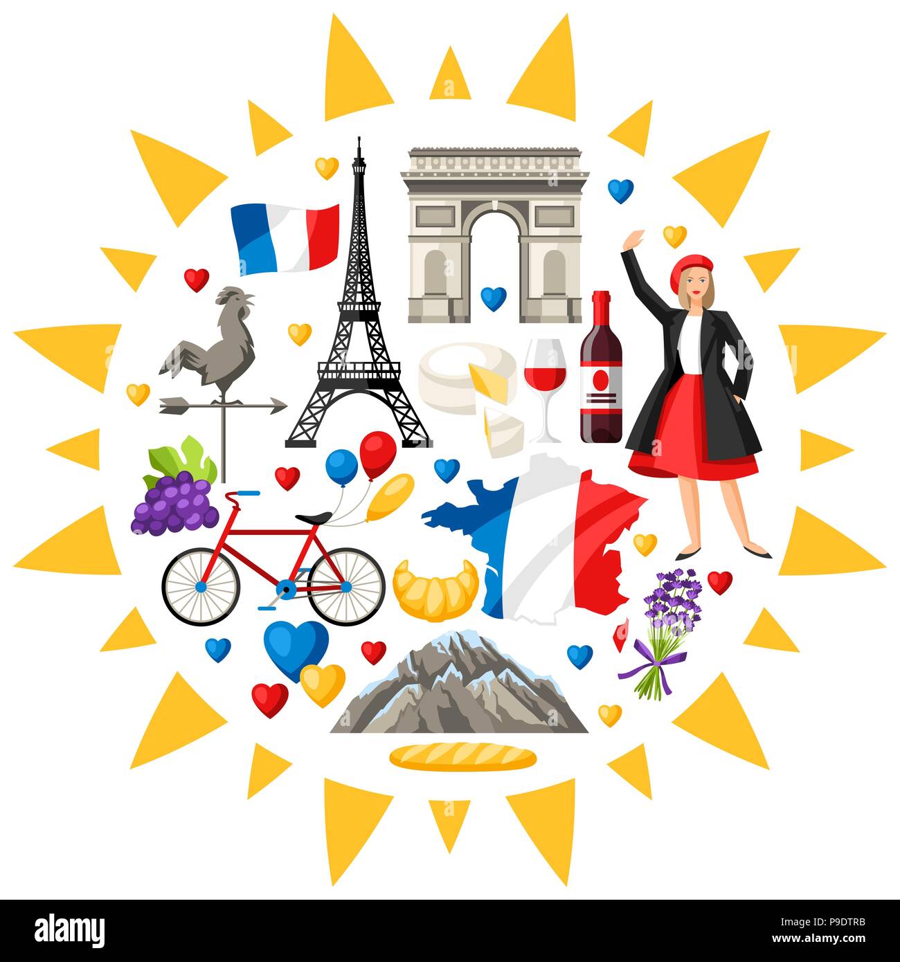 France background design Stock Vector Image & Art - Alamy